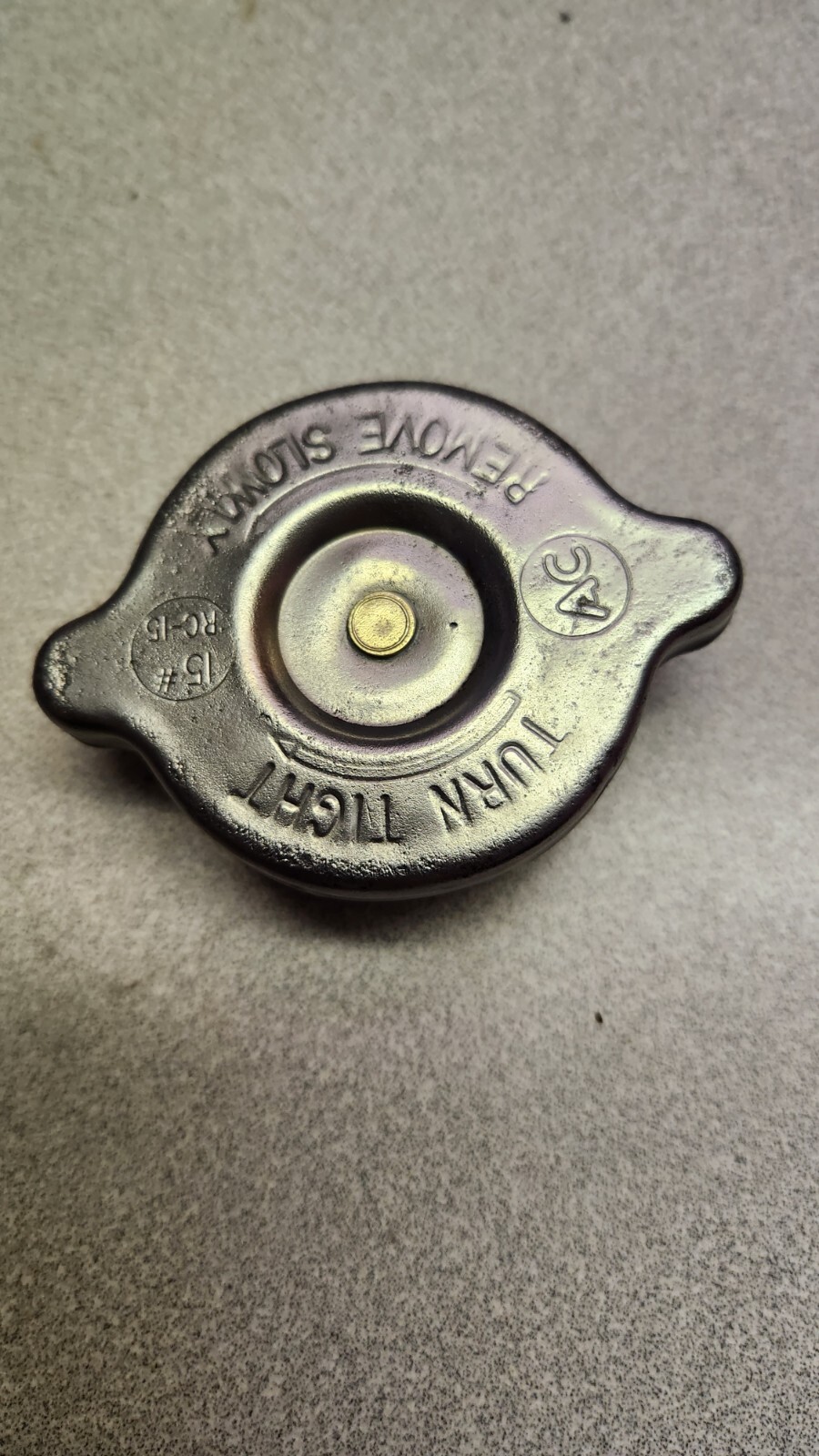 68 69 70 71 Original AC Chevelle Camaro Corvette RC-15 RADIATOR CAP ...