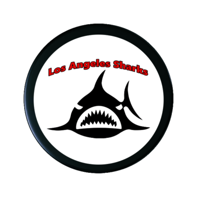Los Angeles Sharks Logo Youth Los Angeles Angels Tiny Turnip White