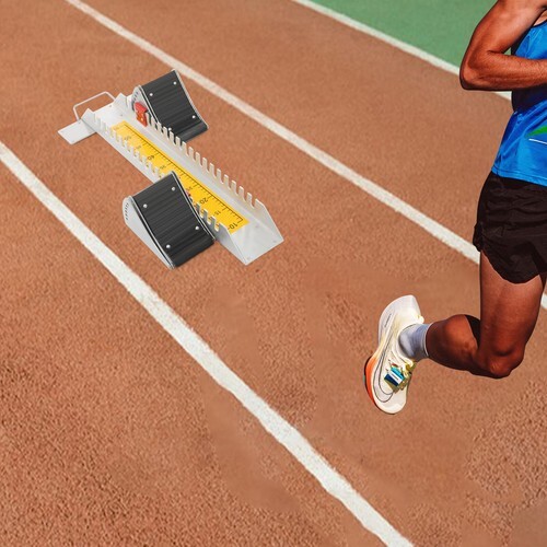 6 Angle Adjustable Starting Block Athletics Sprinting Running Starting ...
