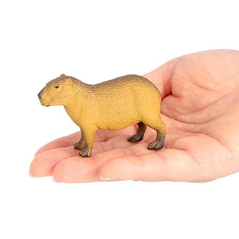 Children Simulation Capybara Wildlife Model Static Solid Plastic ...
