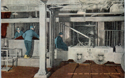 1940s Dumping Ore Into Pocket Copper Mining Cliff Mine Phoenix AZ ...