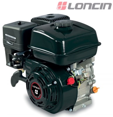 Complete Loncin G 200 Gasoline Engine 6.5HP Tapered Shaft D.23 Type ...