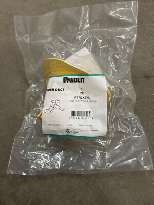 Panduit Fiber-Duct 3 Sided Trumpet For 2" Opening FTR2X2YL | eBay