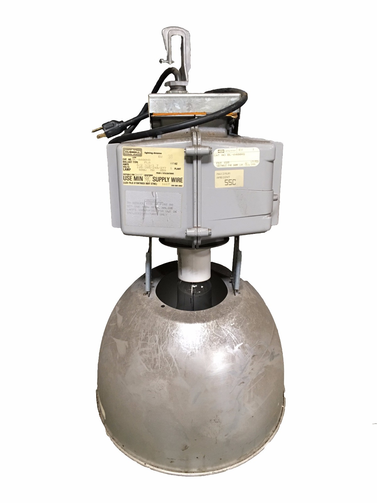 Hubbell+Metal+Halide+High+Bay+Light+Fixtures+400w+Bulbs for sale online ...