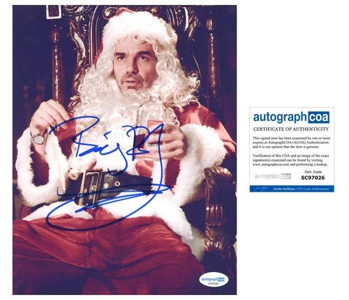 Billy Bob Thornton "Bad Santa" AUITOGRAPH Signed 'Willie' 8x10 Photo D ...