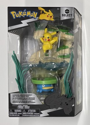 Pokemon Select Shoreside Lake Environment Pack Lotad Pikachu Figure 6 ...