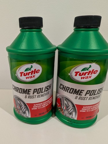 2 Pack Turtle Wax Chrome Polish & Rust Remover 12 oz T-280RA ...