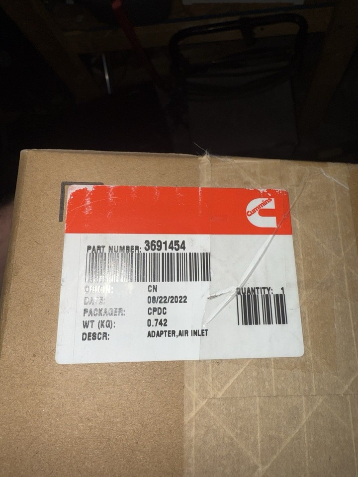 New In Box Cummins ISX Air Inlet Adapter - 3691454 | eBay