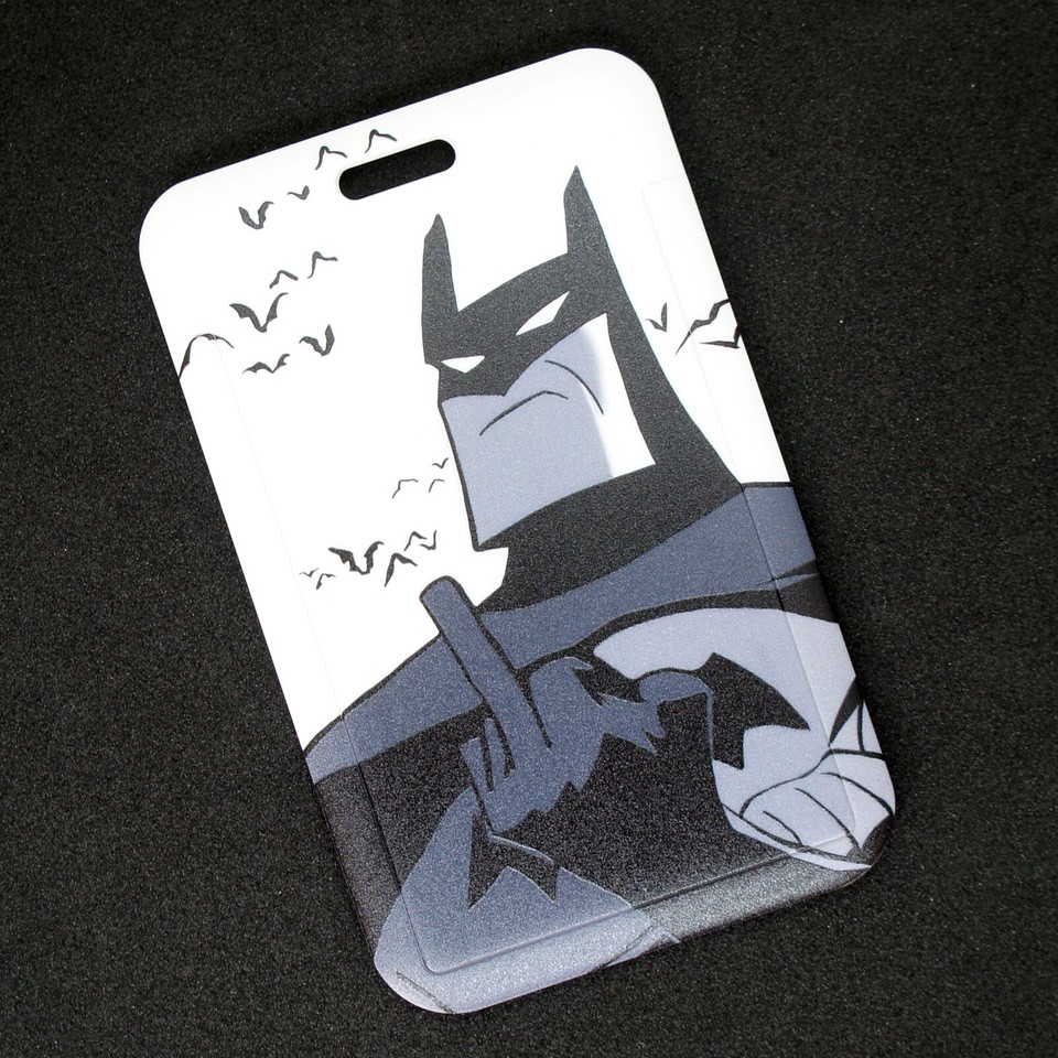 Comic Batman Rectangular ID Holder with 18 inch Lanyard | eBay