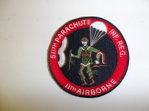 b1791 WW 2 US Army 11th Airborne 511th PIR Parachute Infantry Regiment ...