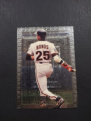1995 Topps Embossed Silver Barry Bonds #120 San Francisco Giants ⚾⚾💥 | eBay