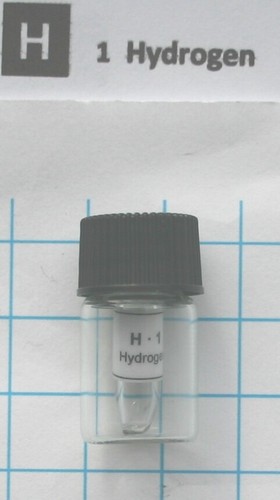 Mini ampoule Hydrogen gas 99% in a glass vial element 2 sample | eBay