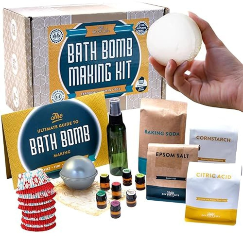 Bath Bomb Making Kit for Kids, Make 12 All Natural Bath Bombs at Home ...