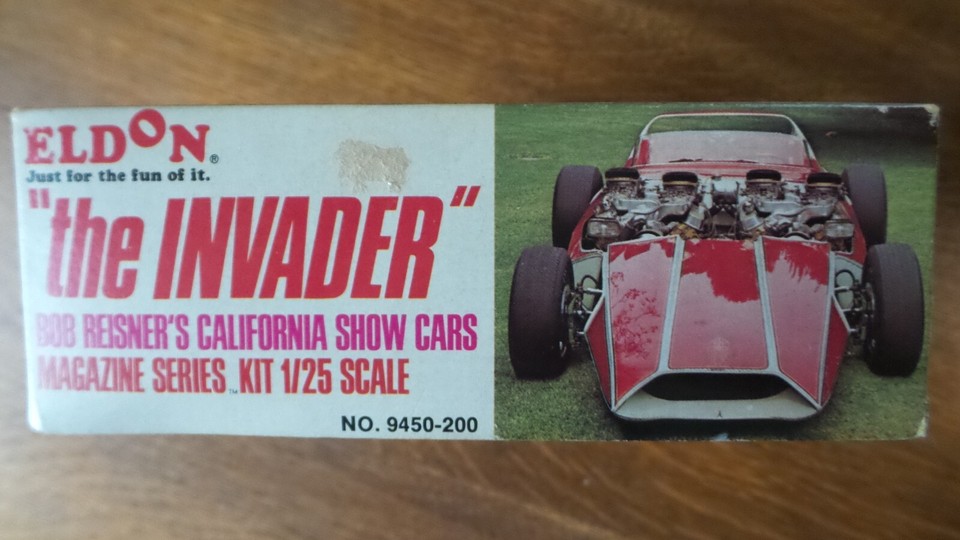 Rare Eldon The Invader California Show Car Hard To Find Model Kit c1969 ...