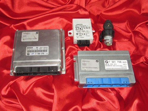 BMW E46 E39 3 5'ies 2.5d Diesel M57 Engine ECU SET DDE EGS EWS IGNITION ...