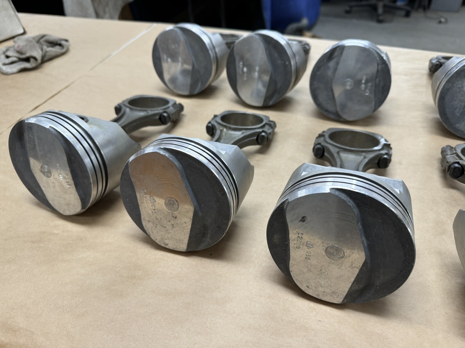 Chevy Corvette C3 Chevelle 396 427 Big Block L2300 Pistons & Connecting ...