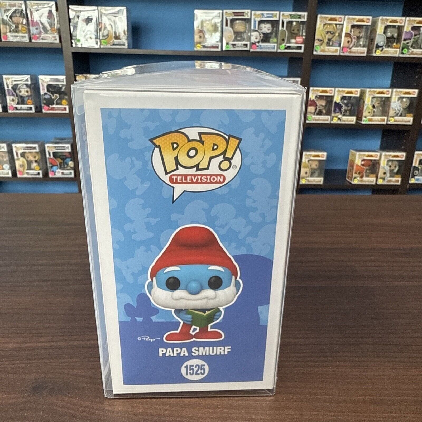 Funko Pop! Papa Smurf W/ Magic Book #1525 2024 SDCC Exclusive Comic Con ...