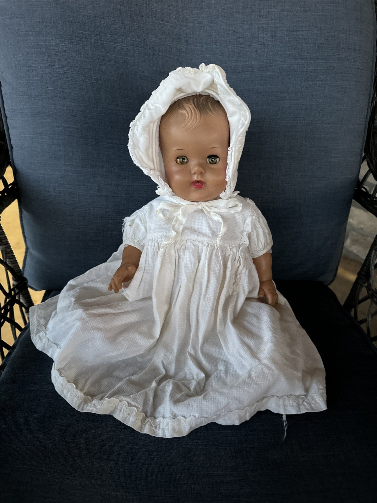 Vintage Sun Rubber Co 18" Constance Cryer Baby Doll Squzz Still Sound ...