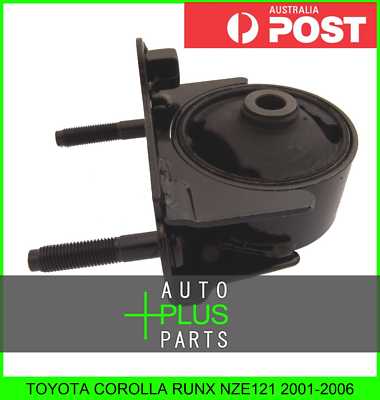 Fits TOYOTA COROLLA RUNX NZE121 Rear Engine Motor Mount Rubber | eBay
