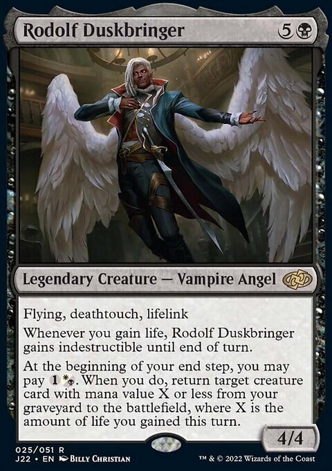 MTG Magic the Gathering Rodolf Duskbringer (25/835) Jumpstart 2022 NM ...