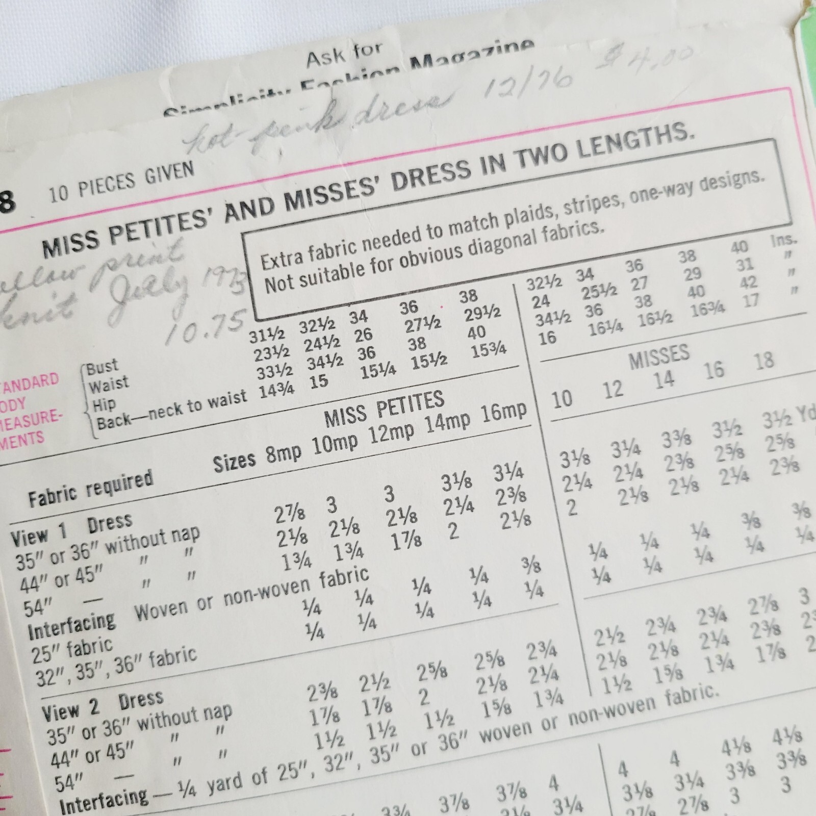 Simplicity 8498 Vintage 60s Dress Pattern Formal Gown Bust 32.5 | eBay