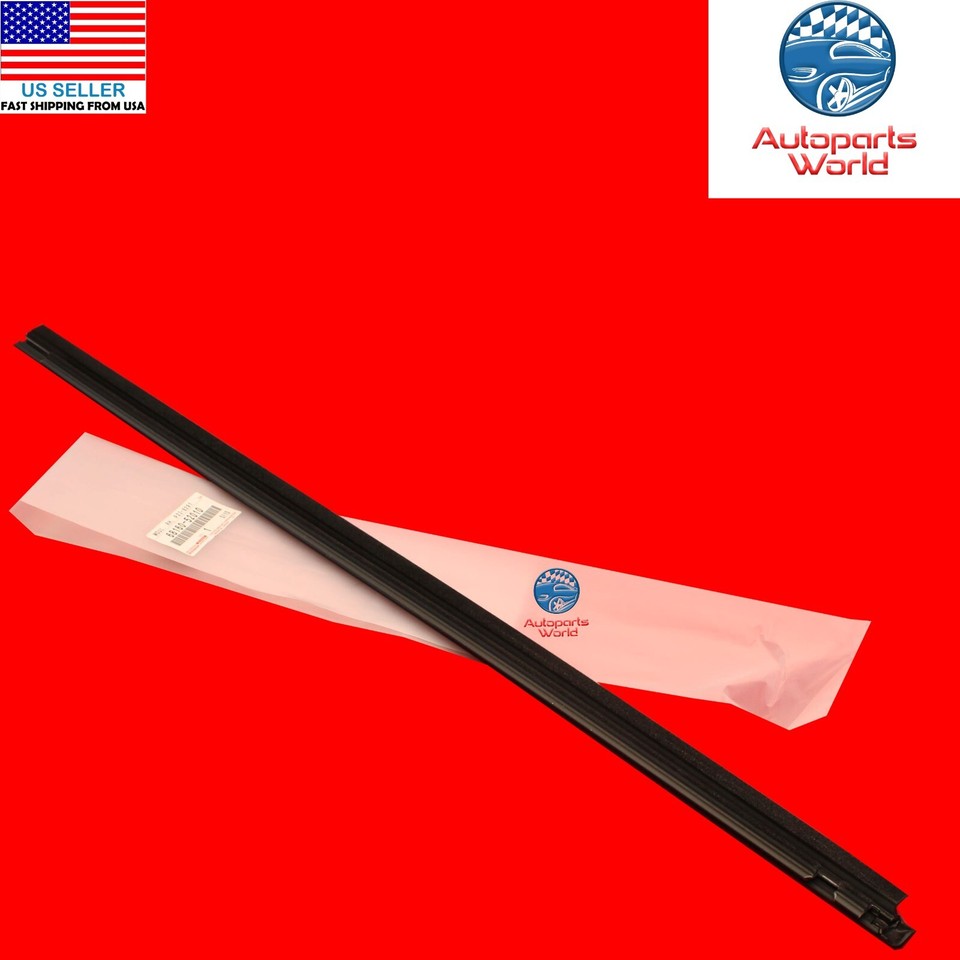 GENUINE TOYOTA ECHO 4DR PASSENGER DOOR WINDOW BELT WEATHERSTRIP 68160 ...