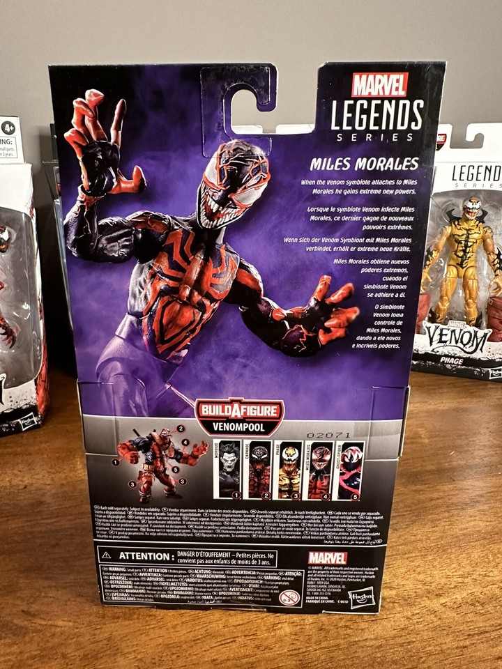 NEW Marvel Legends Venompool BAF Wave Set Complete RARE Venom Carnage ...