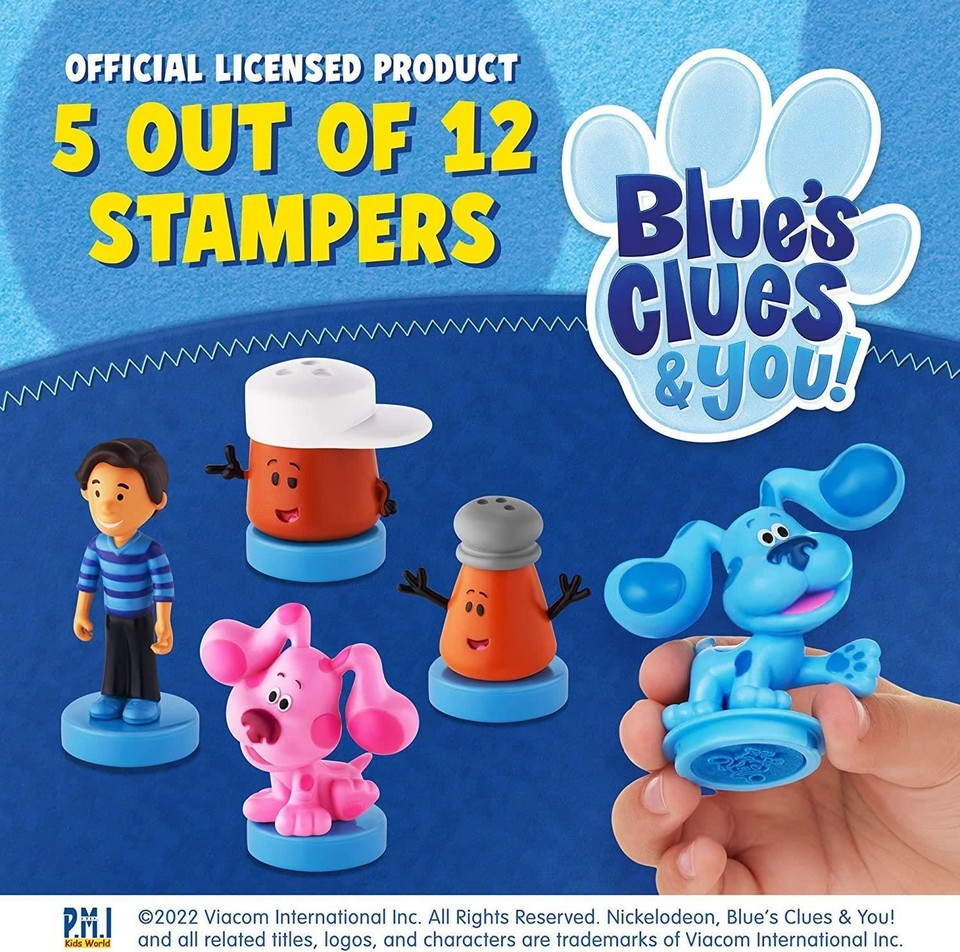 Blues Clues Stamps 5pk Josh Cinnamon Paprika Magenta Nickelodeon Figure ...