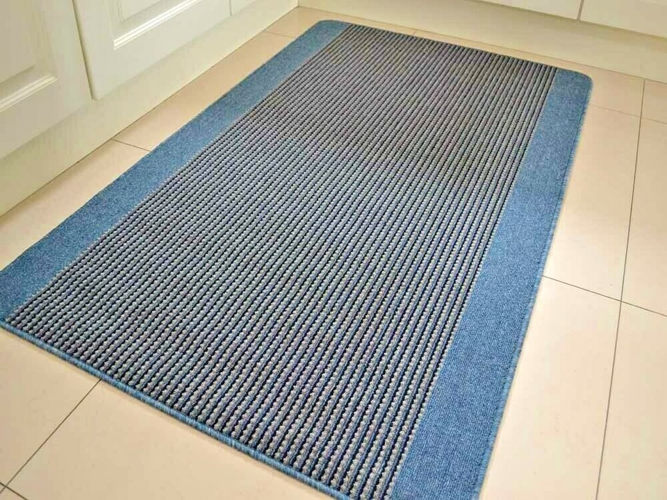 Large Rubber Back Mats Long Kitchen Washable Non-Slip Hard Wearing ...