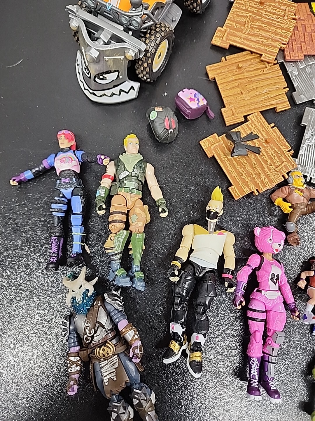 Fortnite Epic Games Figures Lot Building Materials & Bike | eBay