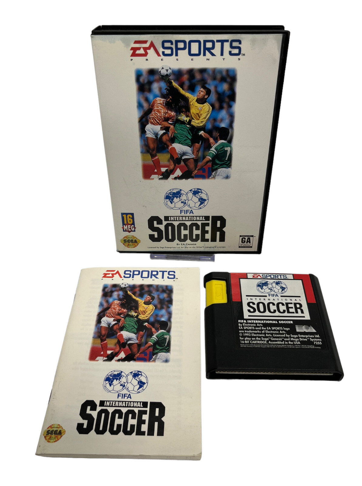 FIFA International Soccer- Sega Genesis Game Manual Case COMPLETE ...