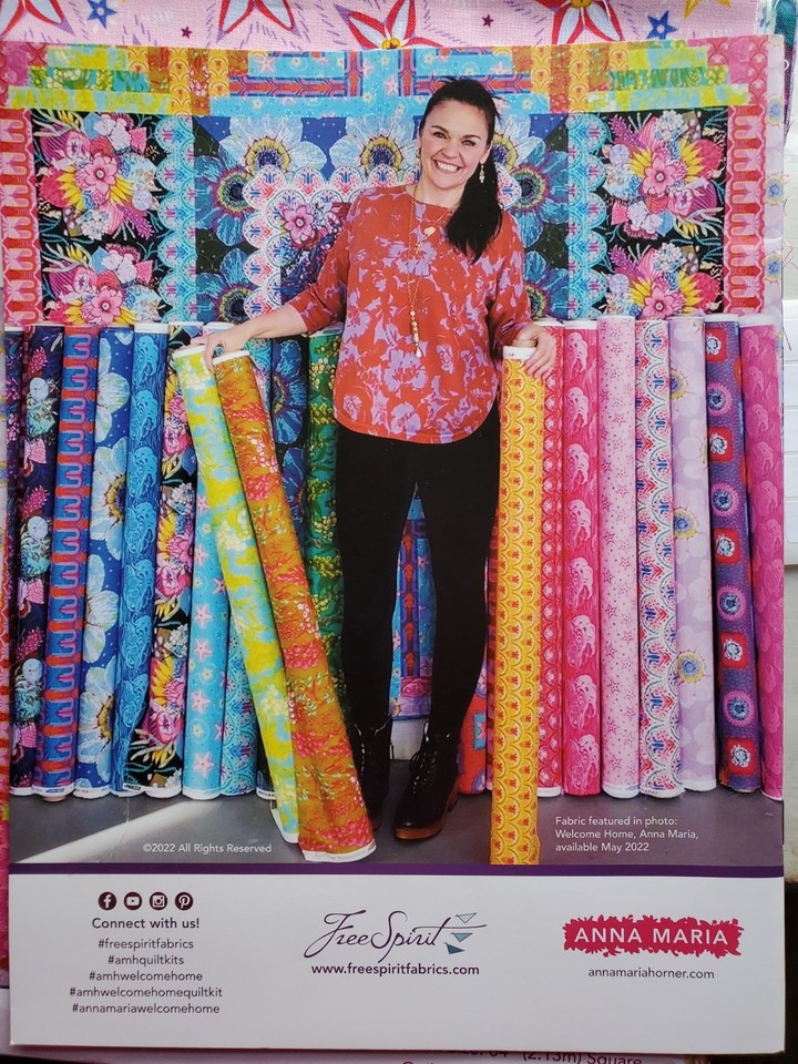 * QUILT KIT * Free Spirit - WELCOME HOME - ANNA MARIA 18+ yds 84x84 | eBay