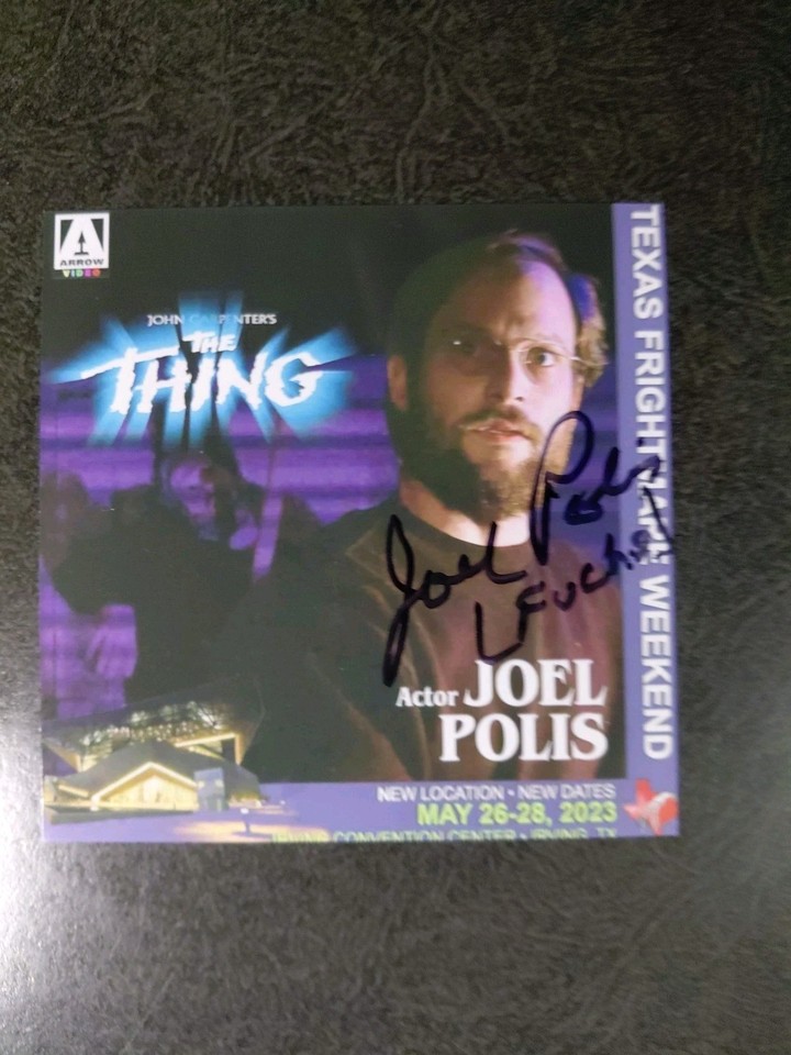 JOEL POLIS As FUCHS 2 Hand Signed Autograph 4X6 Photo S -ACTOR- THE ...