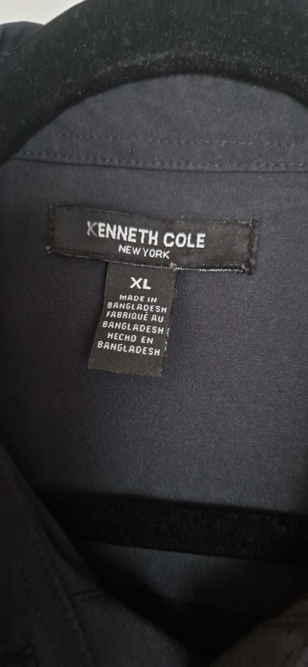 Kenneth Cole Mens Black Shirt Size XL Regular Fit | eBay UK