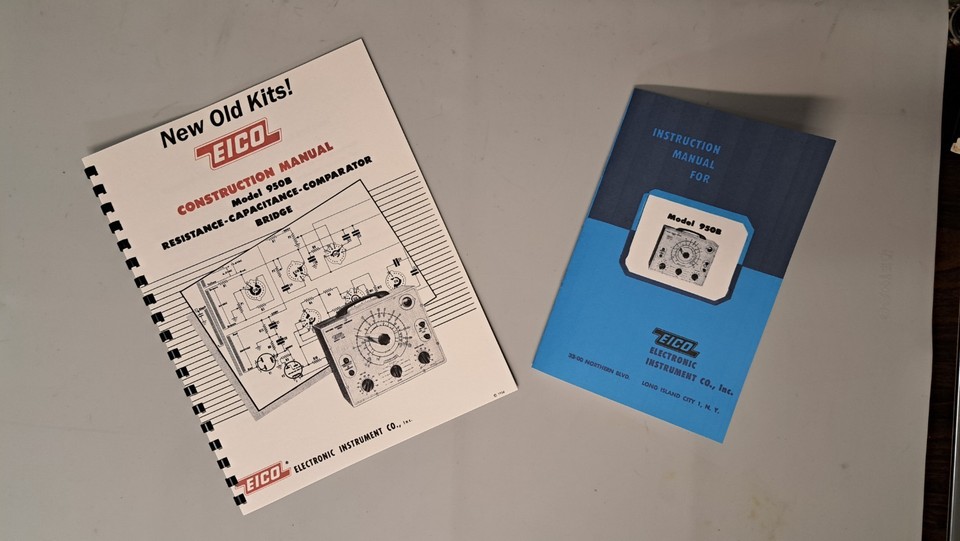 EICO 950B Capacitor Tester Bridge. Restored Unbuilt New Old Kit! | eBay