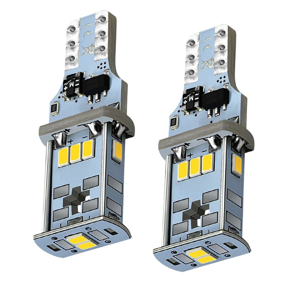 2x W16W T15 Reverse 955 921 Led Car Light Bulbs Xenon White Canbus 12V ...
