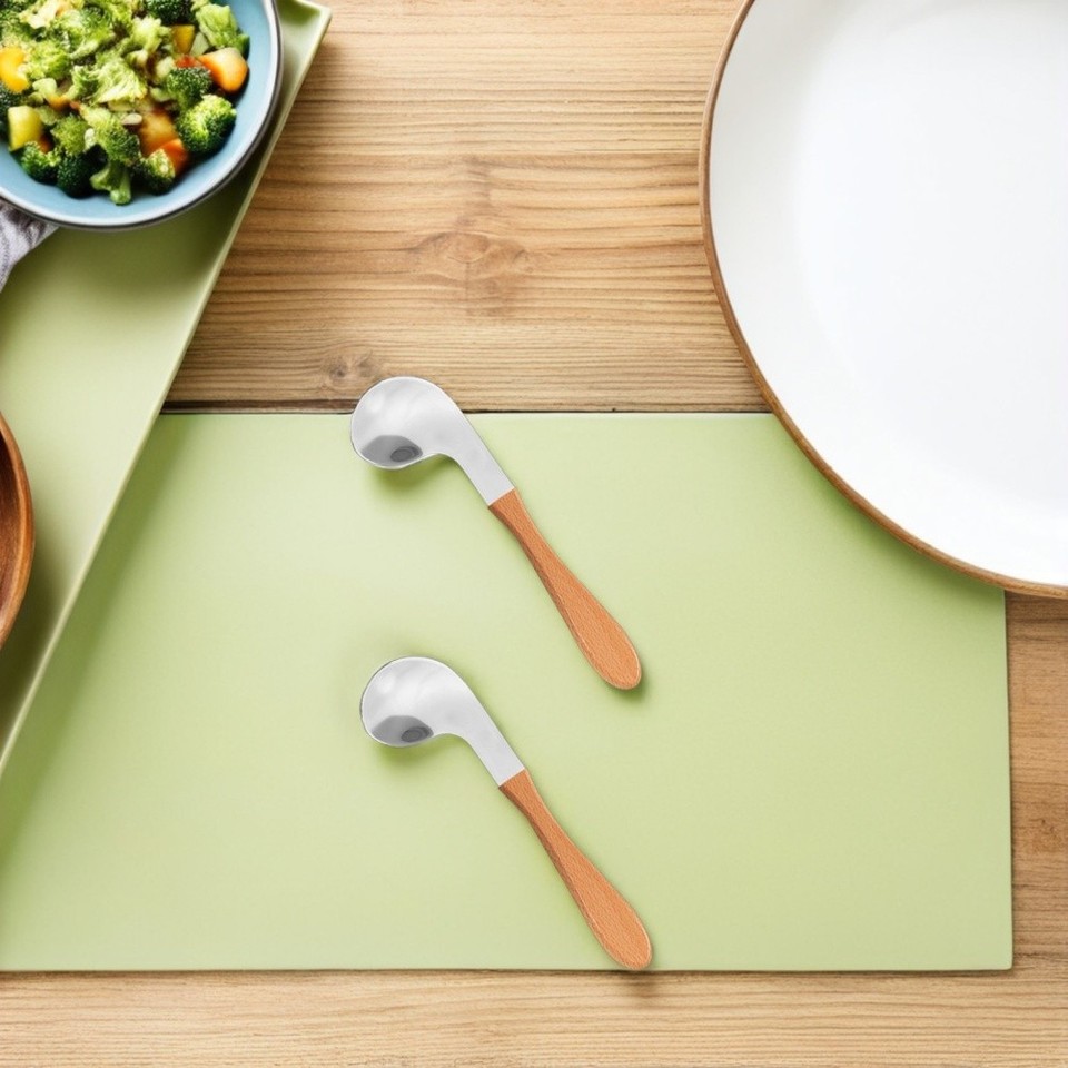 6 Pcs Child Adaptive Fork Replacement Part Spork Head Stainless Steel ...