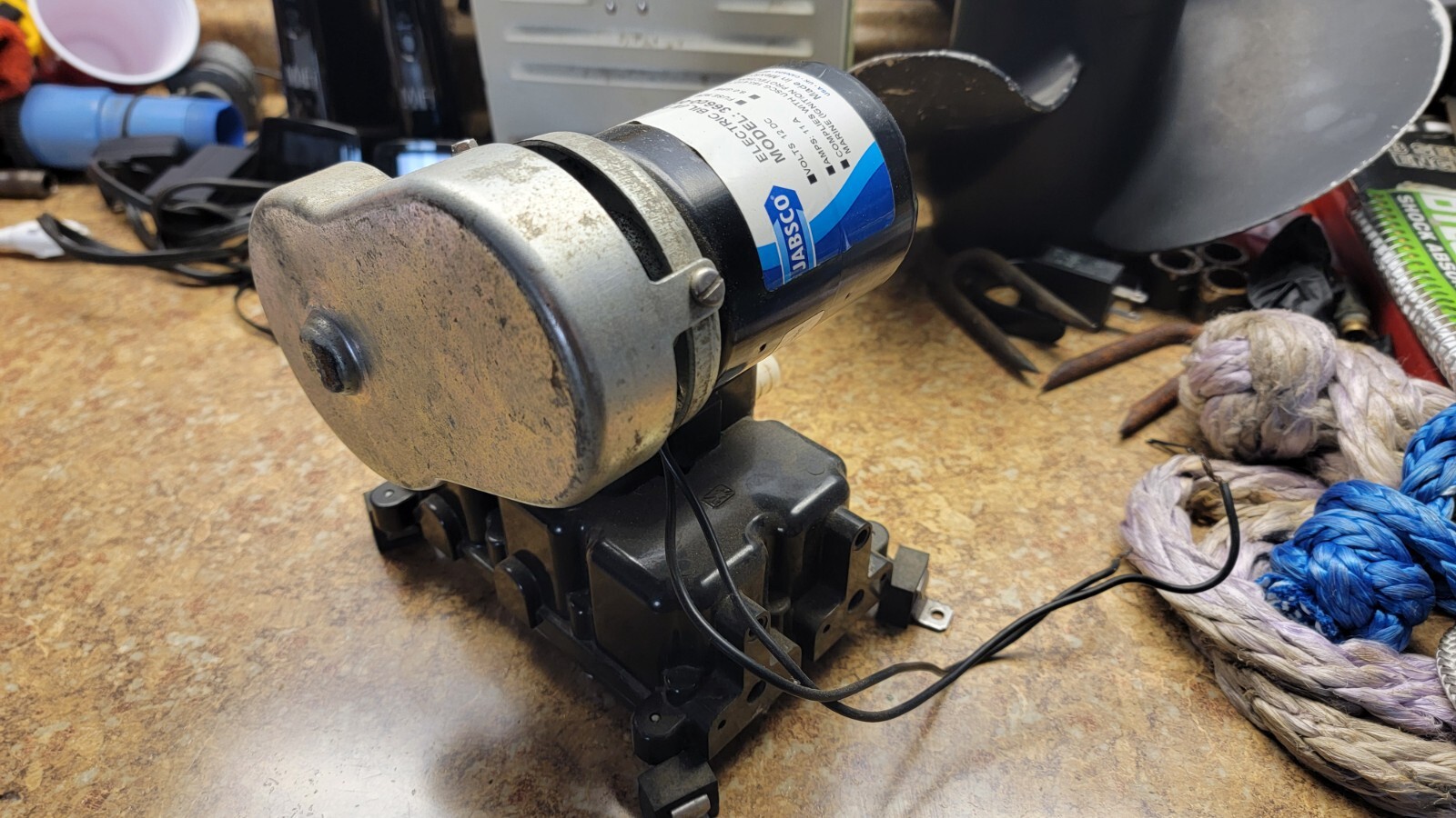 JABSCO 36600 Belt Driven Diaphragm Bilge Pump - 12v for sale online | eBay