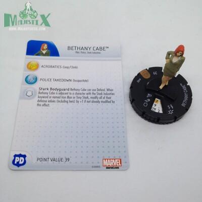 Heroclix Invincible Iron Man set Bethany Cabe #102 Limited Edition ...
