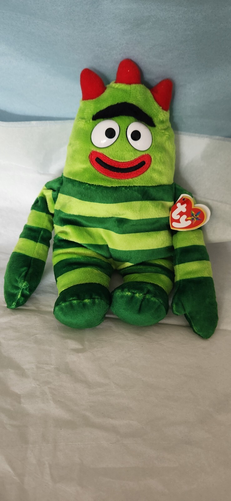 Ty Beanie Babies Brobee 7.5" Yo Gabbba Gabba Nick Jrs. Plush Beanbag ...