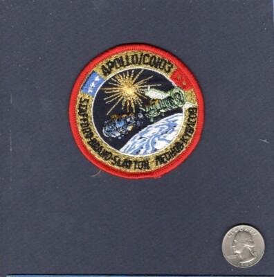 Astp Apollo Souez Nasa USSR Espace Exploration Accueil Mission Patch | eBay