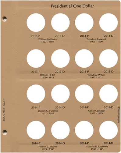 Dansco US Presidential Dollar Coin Album 2007 - 2016 #7184 | eBay