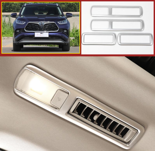 Silver Roof Rear Air Condition Vent Outlet Cover For Toyota Highlander ...