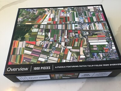 Overview Puzzle: A 1000-Piece Jigsaw featuring Dutch Tulip Fields from ...