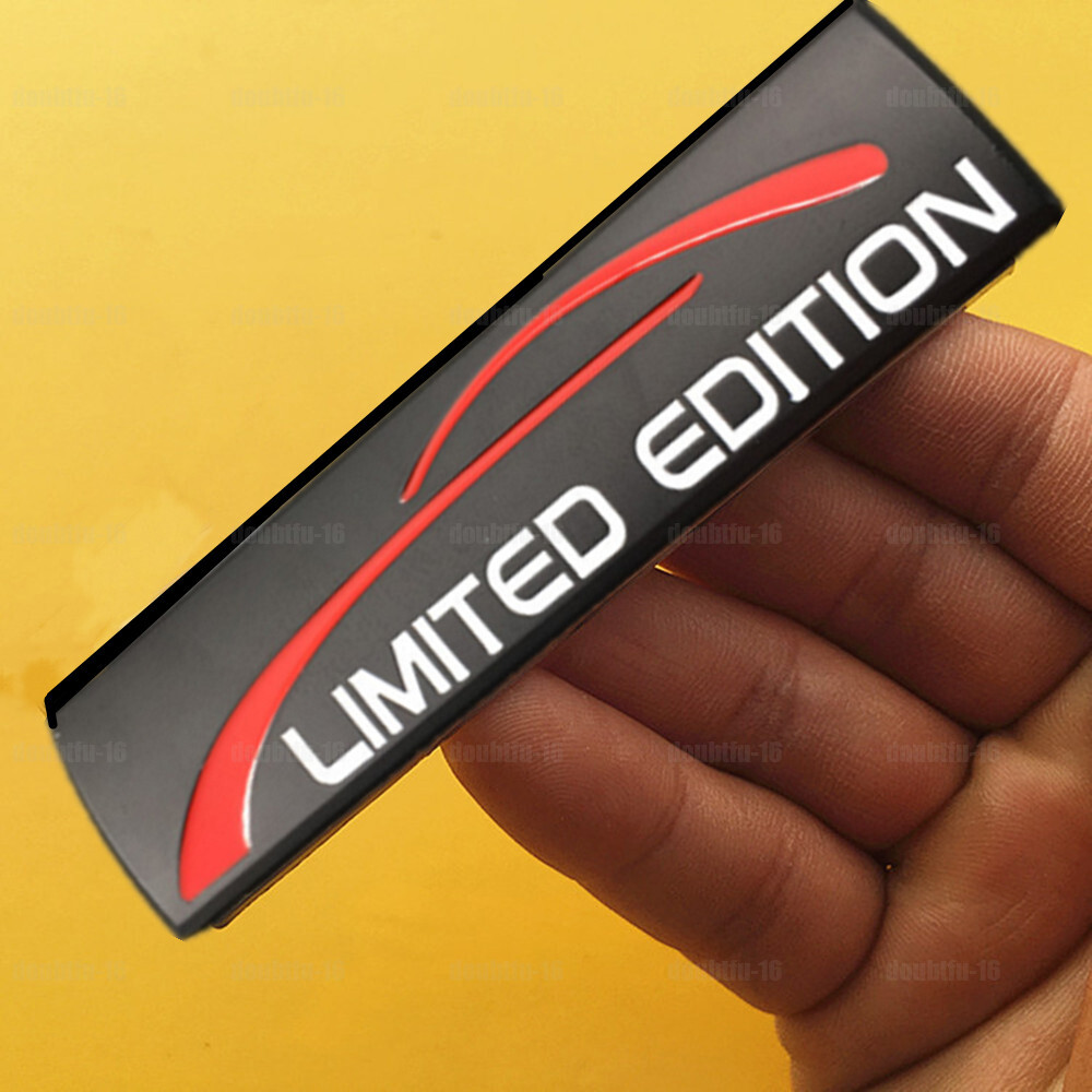 3D Edition Logo Car Chrome Emblem Sticker Badge Decal Trim Limited ...