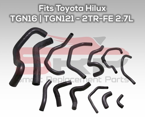 Cooling Hose Kit Suits Toyota Hilux 2.7L 2TR-FE Engine 13 pcs Radiator ...