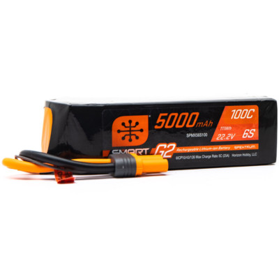 6 Cell 5000mAh 22.2V 100C Smart G2 LiPo: IC5 605482763803| eBay