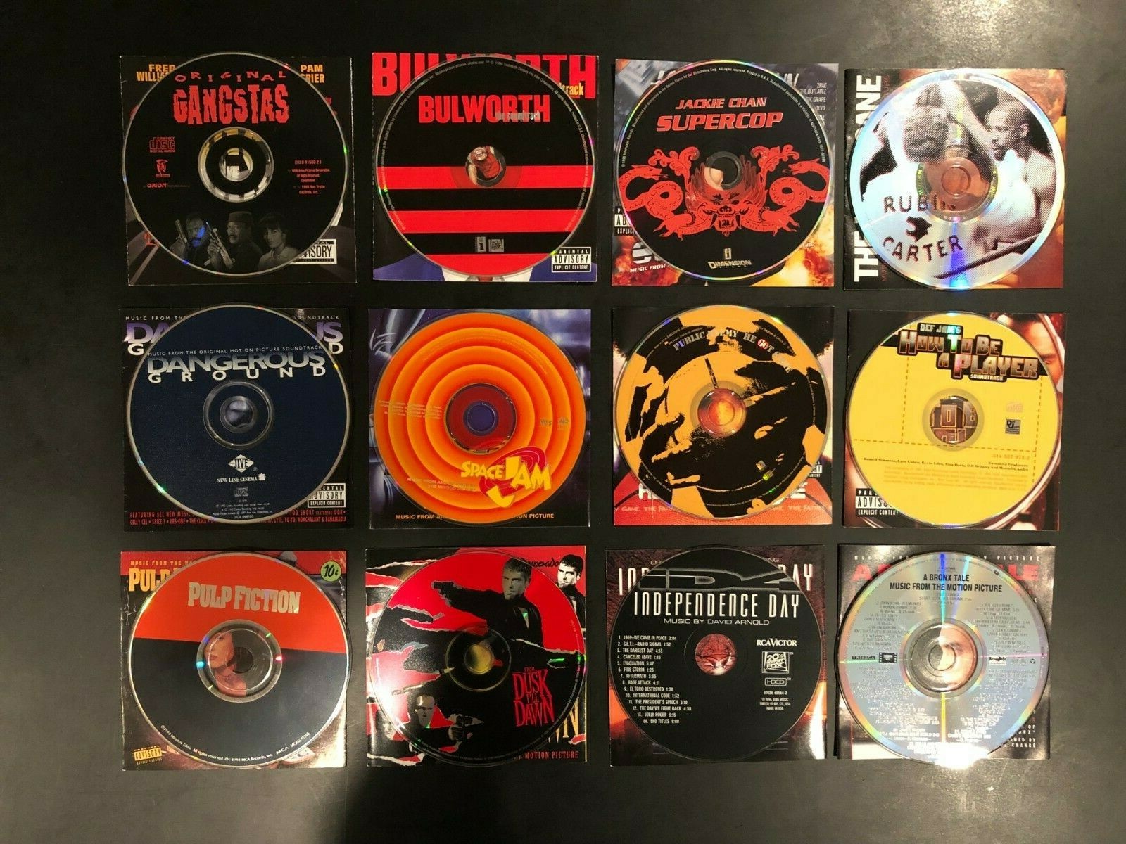 Movie Soundtrack Used 12 CD Lot Hip Hop/Rap, Rock, Various Movie ...