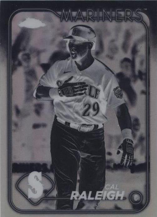 2024 Topps Chrome - Cal Raleigh #119 Negative Refractor for sale online ...
