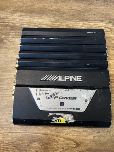 Alpine V-Power MRP-M350 700W Class-D Mono Power Amplifier | eBay